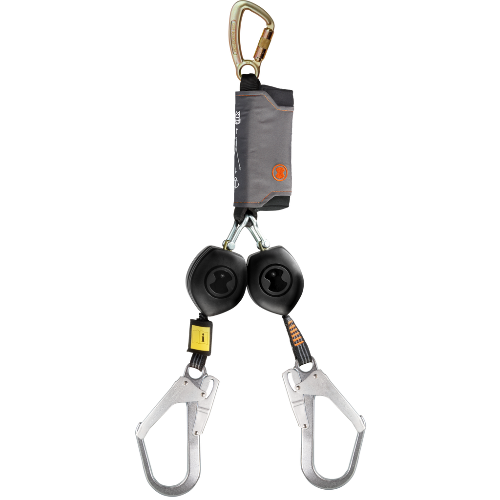 Skylotec Peanut Y Aluminum Scaff Hook Retractable Lanyard